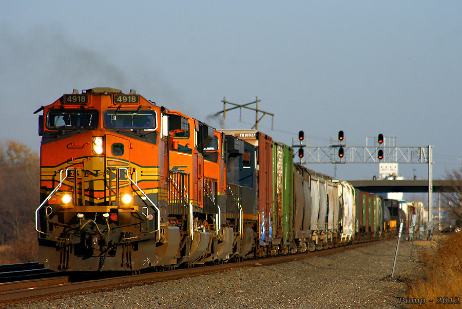 Westbound BNSF High Priority Manifest Train